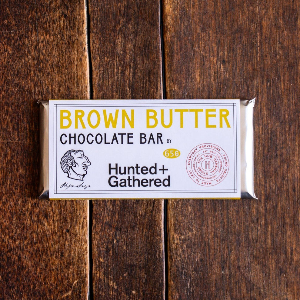 Brown Butter Chocolate Bar 65gm – Chunky Dave's Peanut Butter