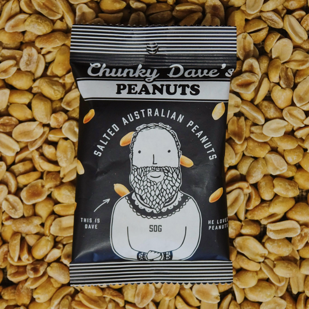 Dave's Peanuts 50gm – Chunky Dave's Peanut Butter
